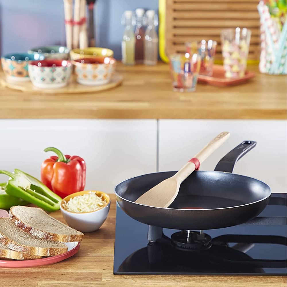 TEFAL Easy Cook & Clean : Set de 2 Poêles 24 - 28 cm Tous Feux sauf Induction